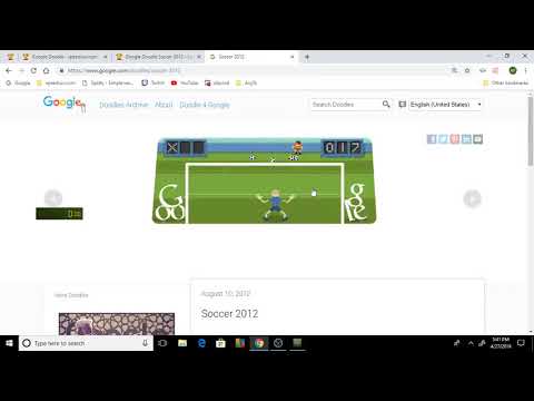 Google Doodle Soccer 2012 30 saves - YouTube