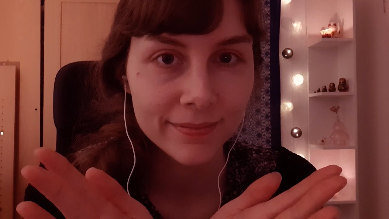 ASMR - ear touching and back touching to help you sleep [up close ...