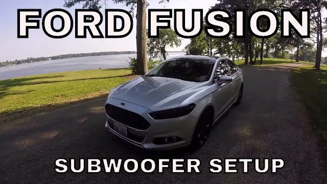 Custom Ford Fusion Update/Sub Setup - YouTube