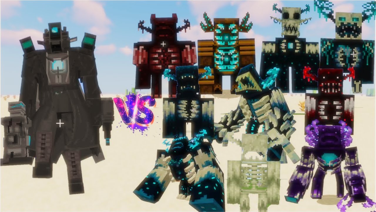 Titan Cameraman UPGRADED VS All Powerful Warden ,Zorden ,Tryden ...