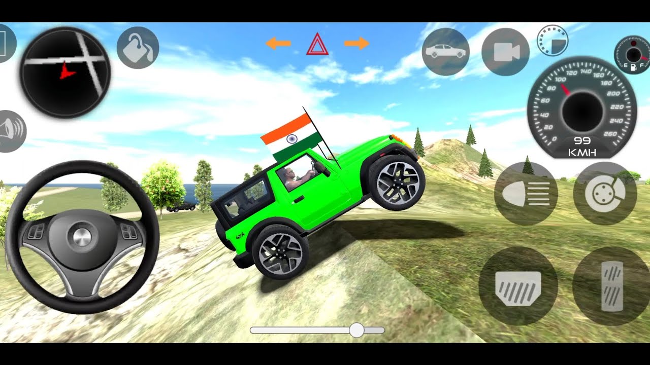 Dollar Song Long Jump Cars Driving 3d Modified Mahindra Thar Indian ...