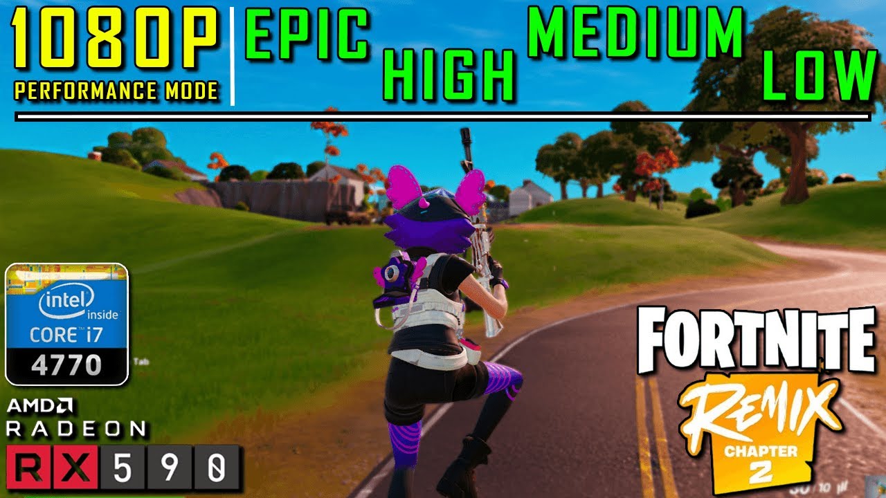 Fortnite Chapter 2 Remix on AMD RX 590 - All Settings Tested with ...