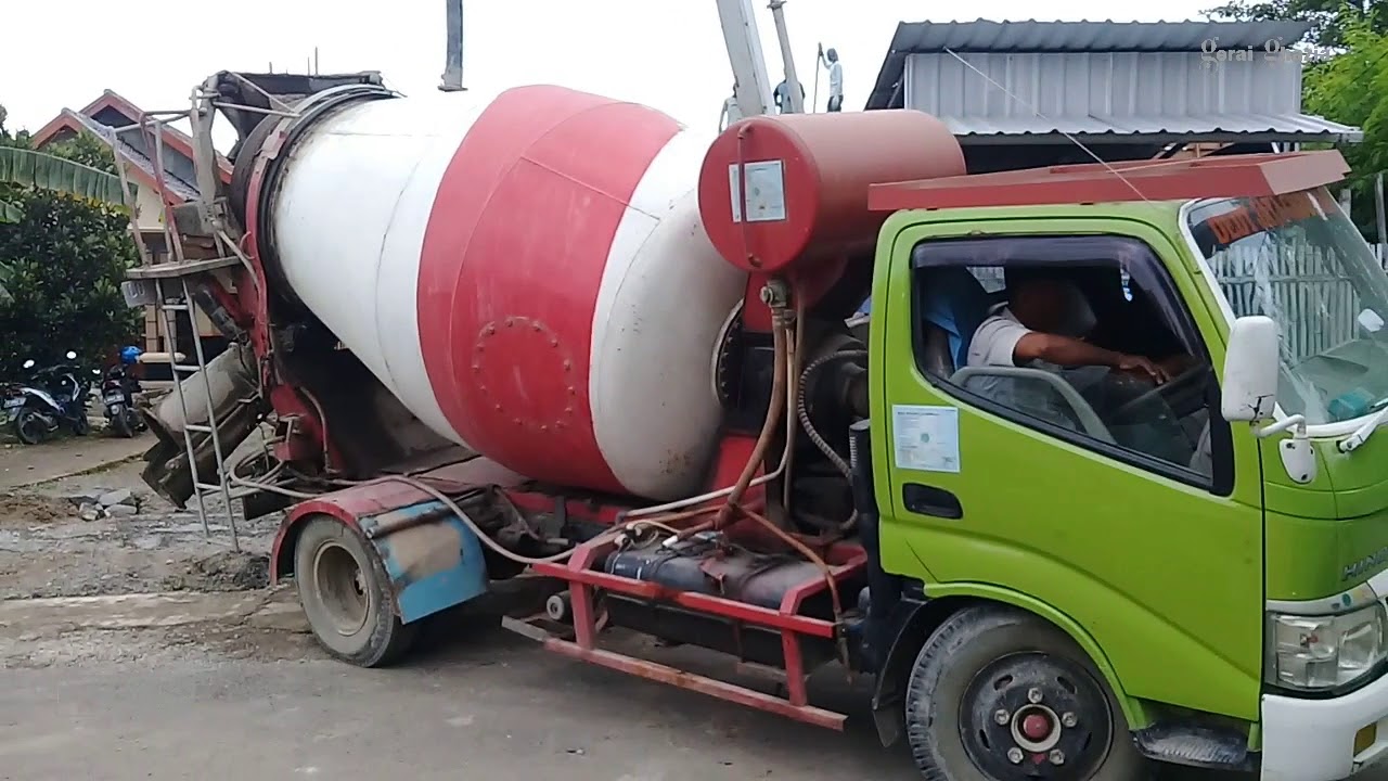 How To Ready Mix Concrete Pump Truck Working - YouTube