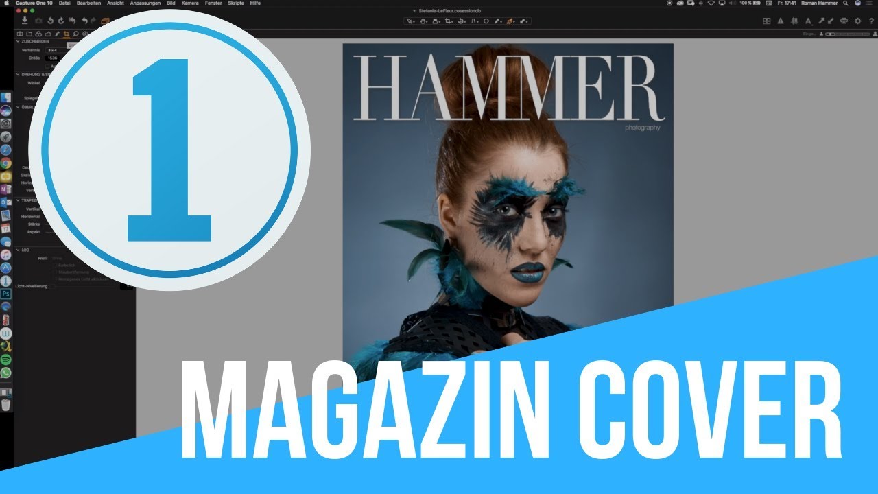 Capture One Pro 10 Tutorial | Magazin Titelcover - Overlay einfügen ...