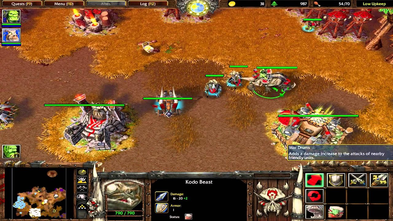 Warcraft 3 Reign of Chaos Orc Campaign Mission 8: By Demons be Driven ...