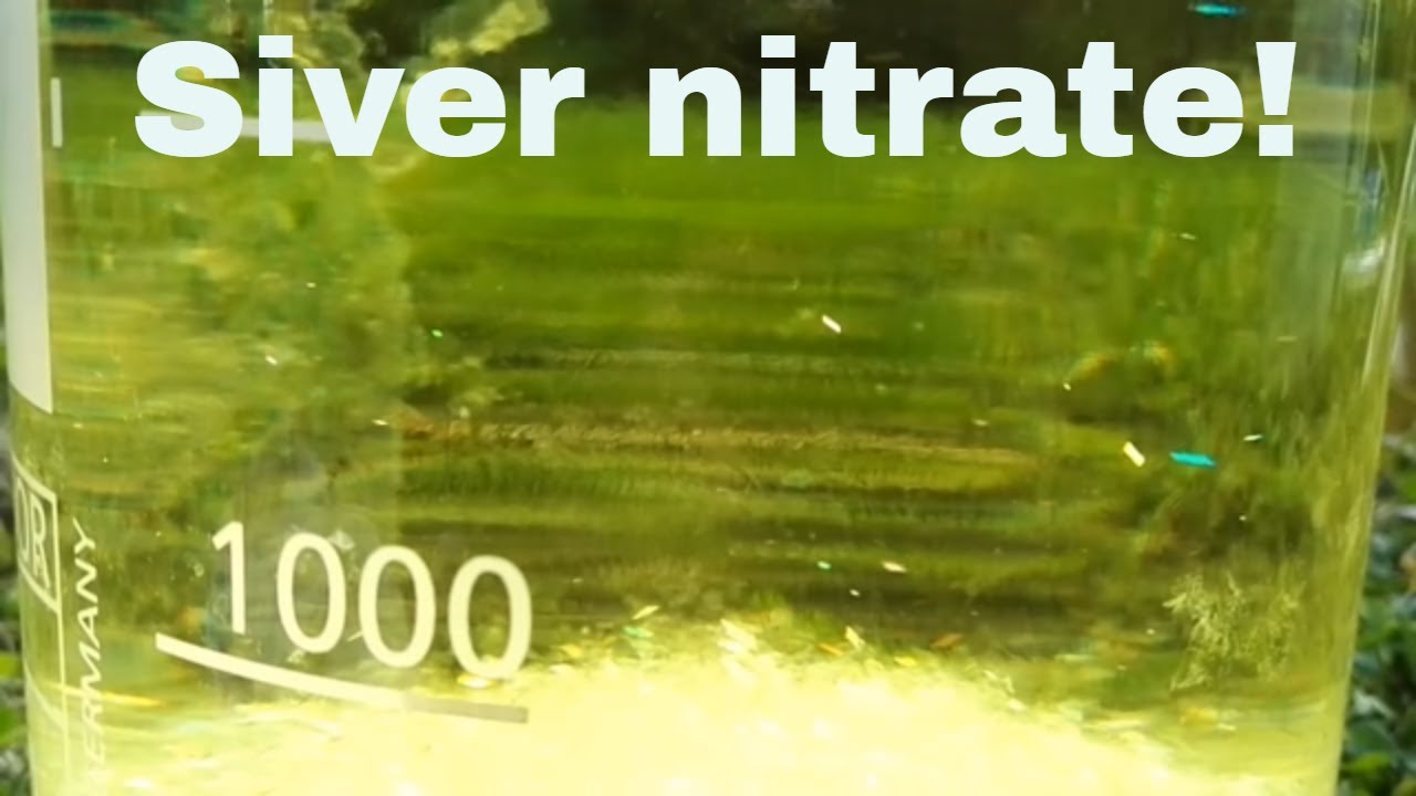 Silver nitrate 99+ purity process. - YouTube