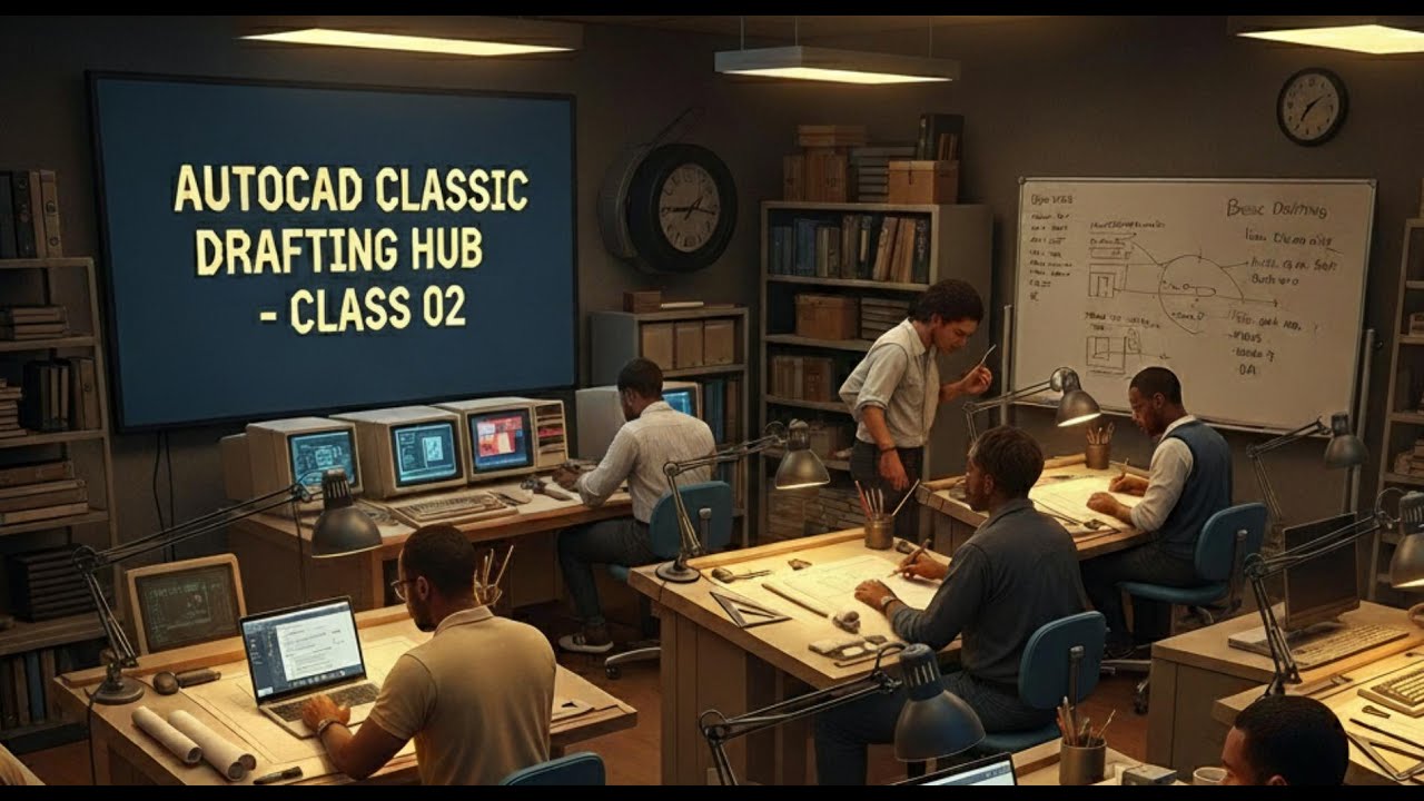 AutoCAD Classic Drafting Hub class 02 - YouTube