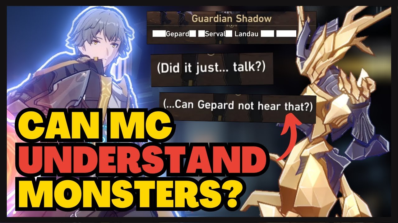 Did The MC Really Hear The Voice Of Monsters? | Honkai Star Rail Lore ...
