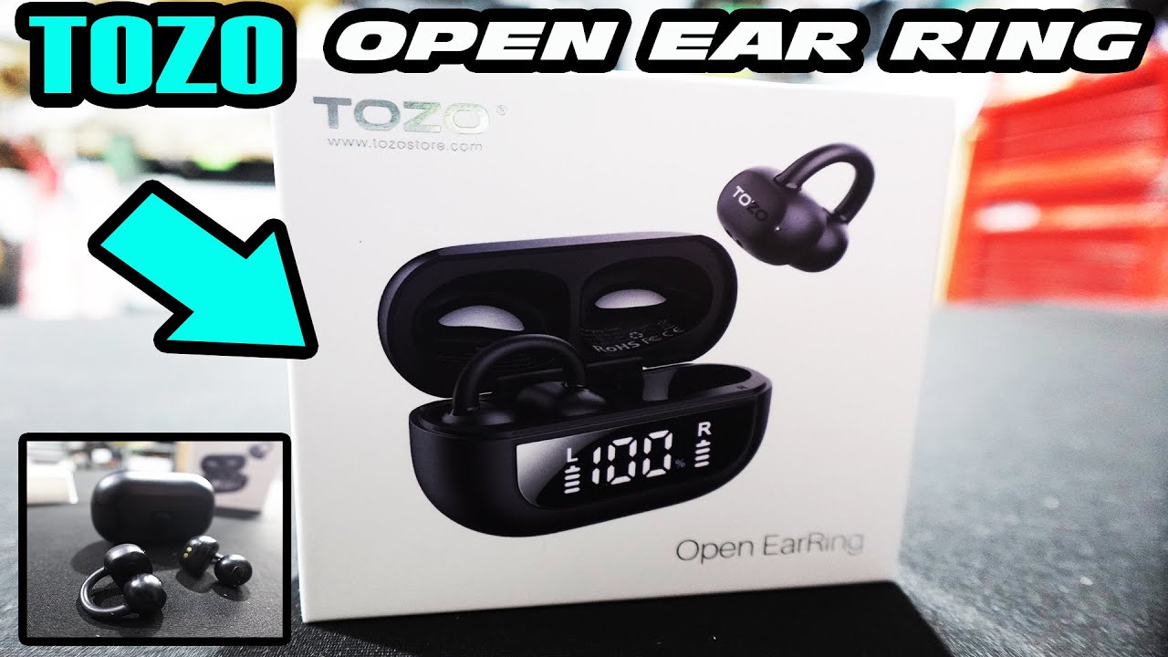 TOZO open EarRing Earbuds Review! Worst or Best earbuds on the market ...