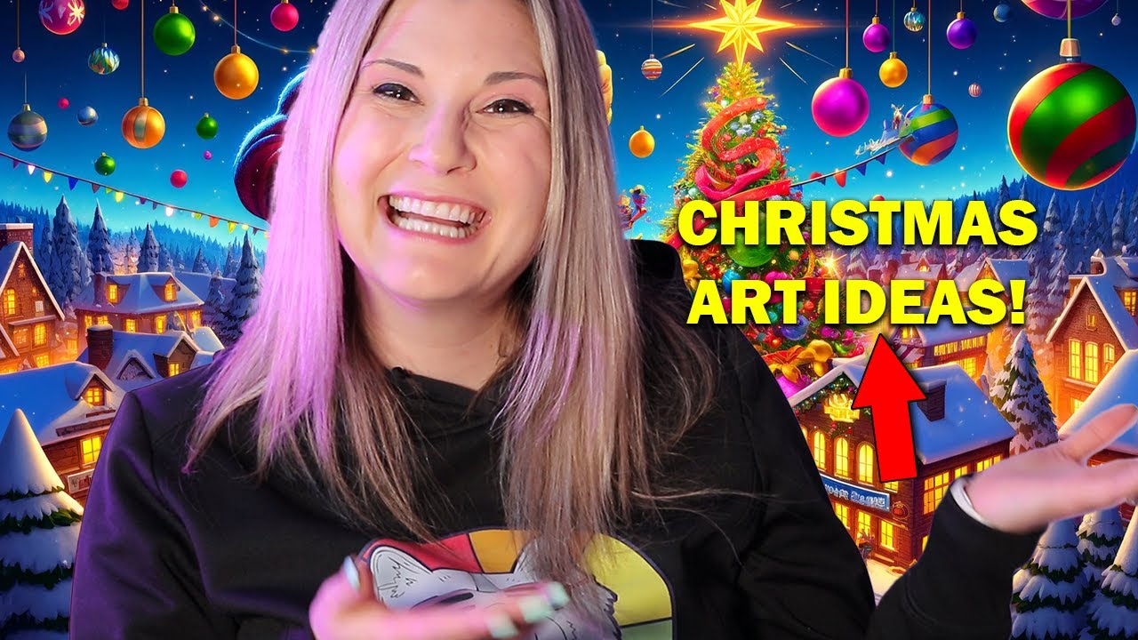 Christmas Art Lesson Ideas for Classrooms and Homeschooling - YouTube