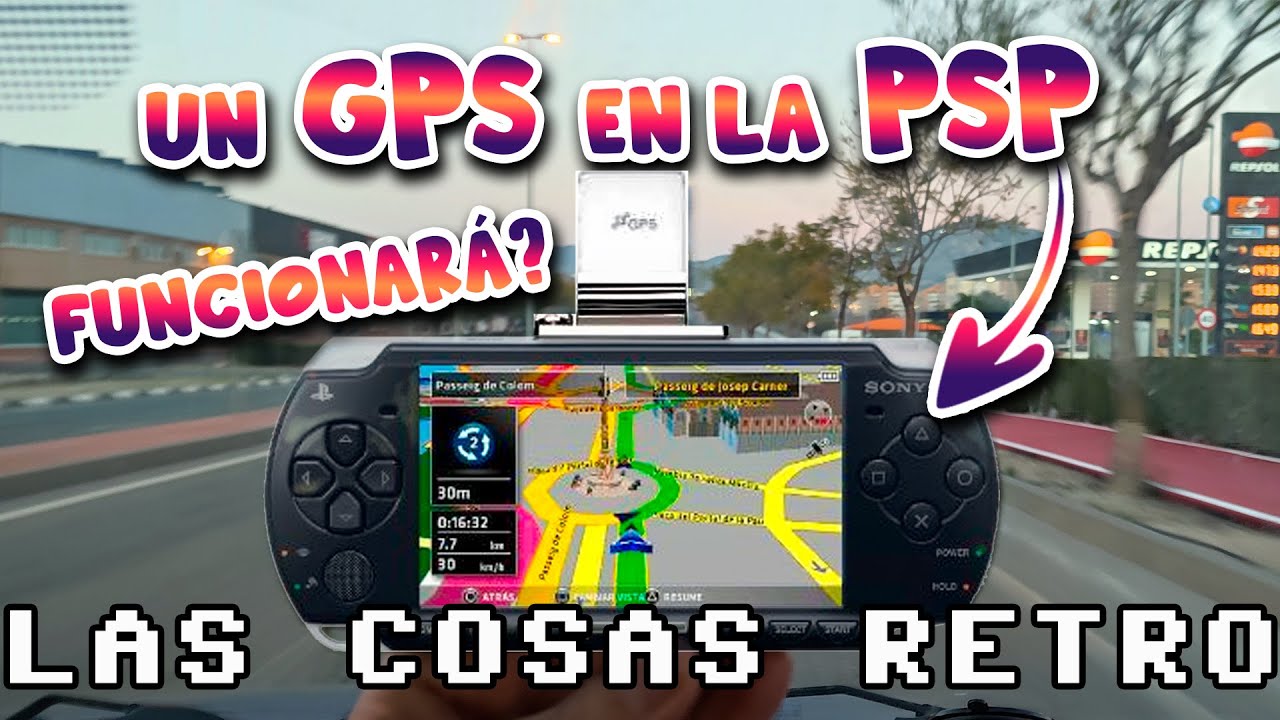 El GPS de la SONY PSP 🌐 INCREÍBLE | Periféricos RAROS - YouTube