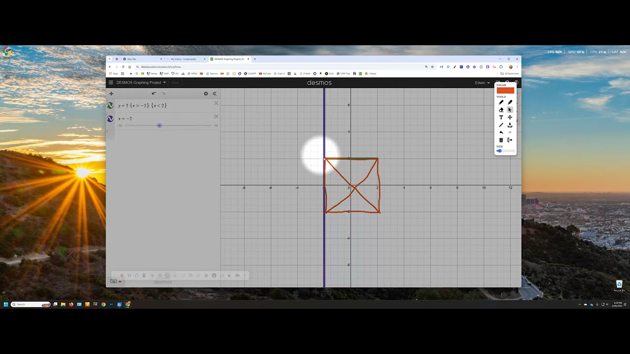 DESMOS Project Review - YouTube