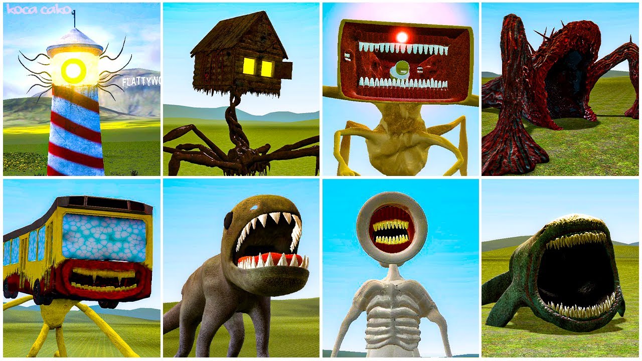 ALL GIANT TREVOR HENDERSON: House Head, Megahorn, Sea Eater, The Bloop ...