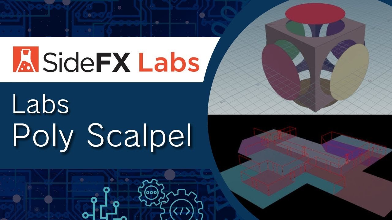SideFXLabsツール 3.Labs Poly Scalpel SOP - YouTube