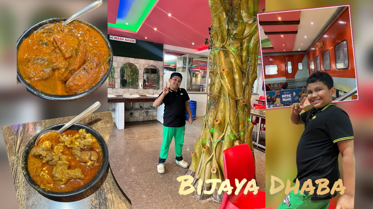 BIJAY DHABA || Train Theme Bijay Dhaba🚂 || Gopalpur,Cuttack|| Special ...