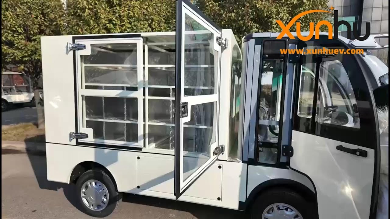 Customized electric vehicle - XUNHU electric shuttle vehicles - YouTube