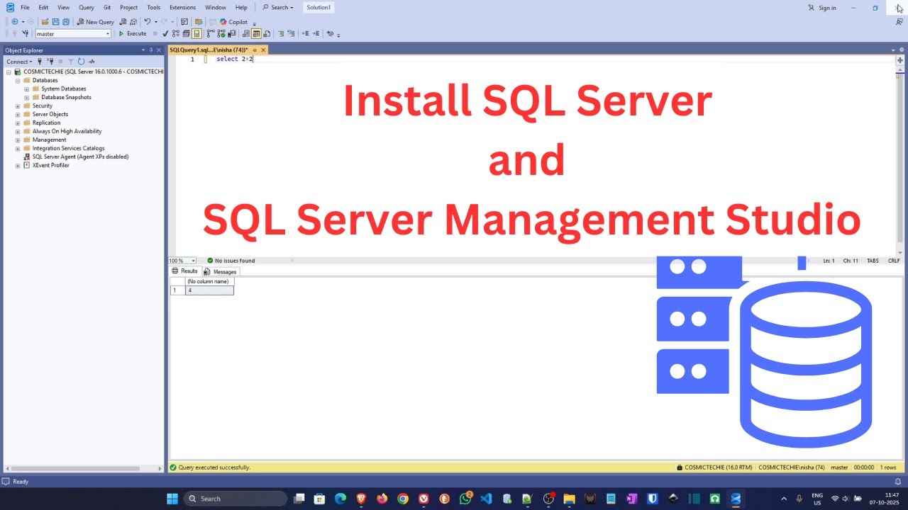 How to Install SQL Server & SSMS (SQL Server Management Studio) - Step ...