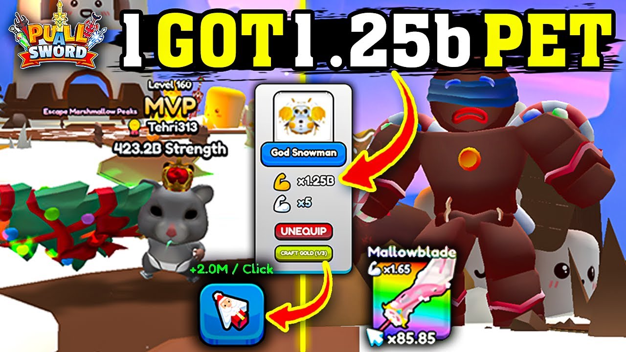 I Got 1.25b Rare Pet In Event On Pull A Sword (Roblox)! - YouTube