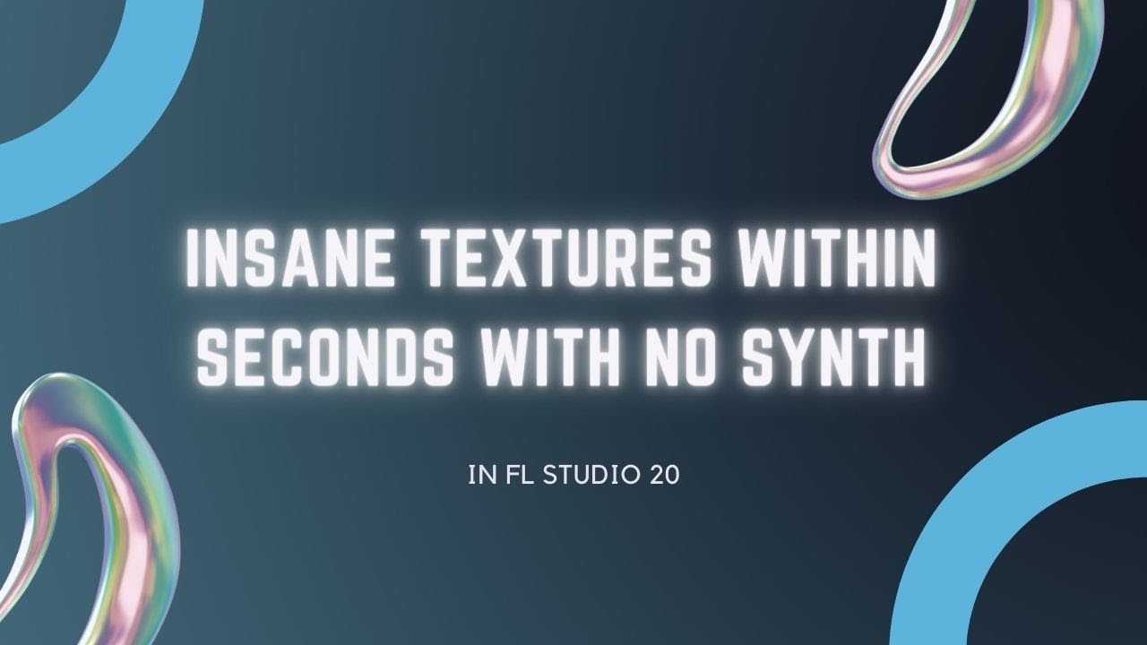 Easiest way to make textures | NO SYNTH - YouTube