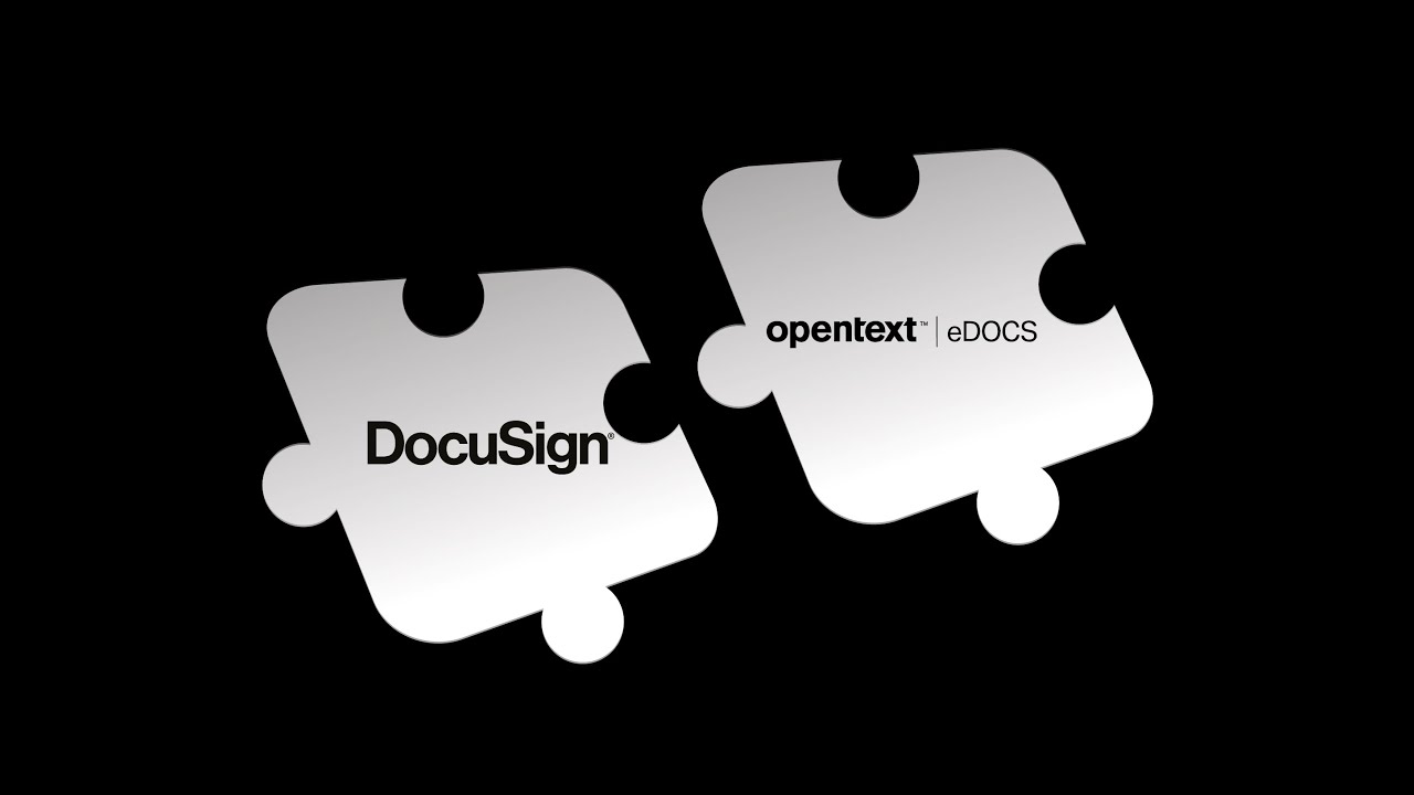 DocuSign Connector for eDOCS Demo - YouTube