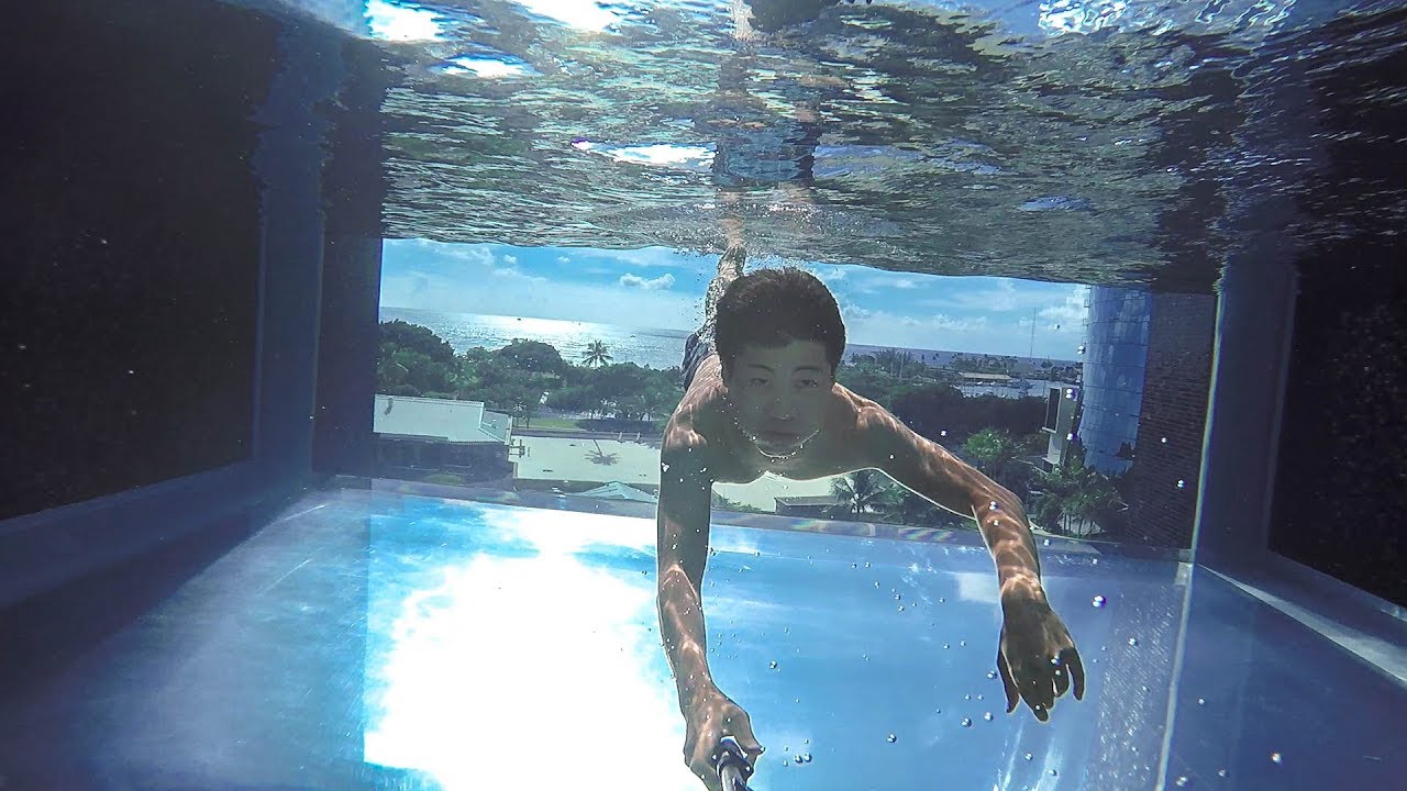 INFINITY POOL IS AMAZING - HONOLULU HAWAII CONDOMINIUM - YouTube