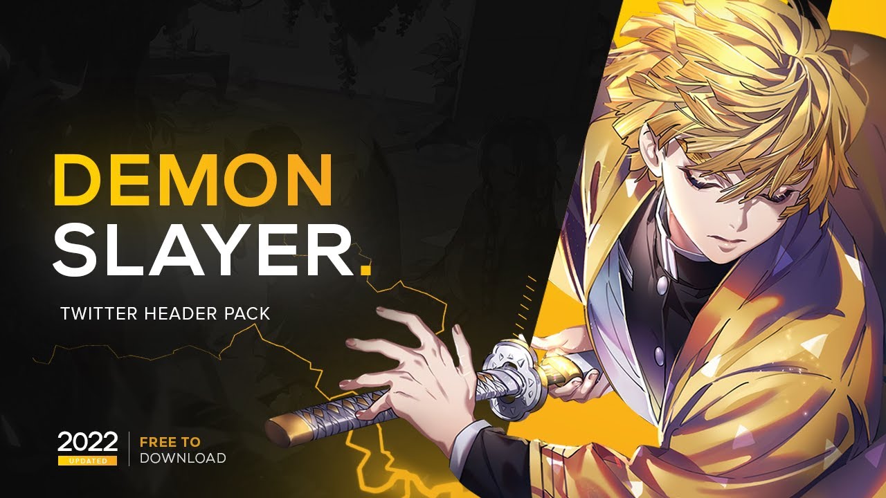 Demon Slayer - Anime Twitter Header Part 2 [Free Download] - YouTube