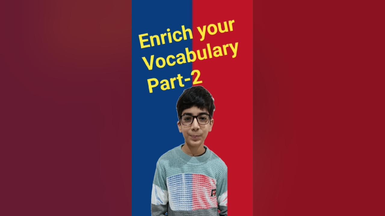 Enhance Your Vocabulary Part 2 English Words YouTube enhance-your-vocabulary-part-2-english-words-youtube