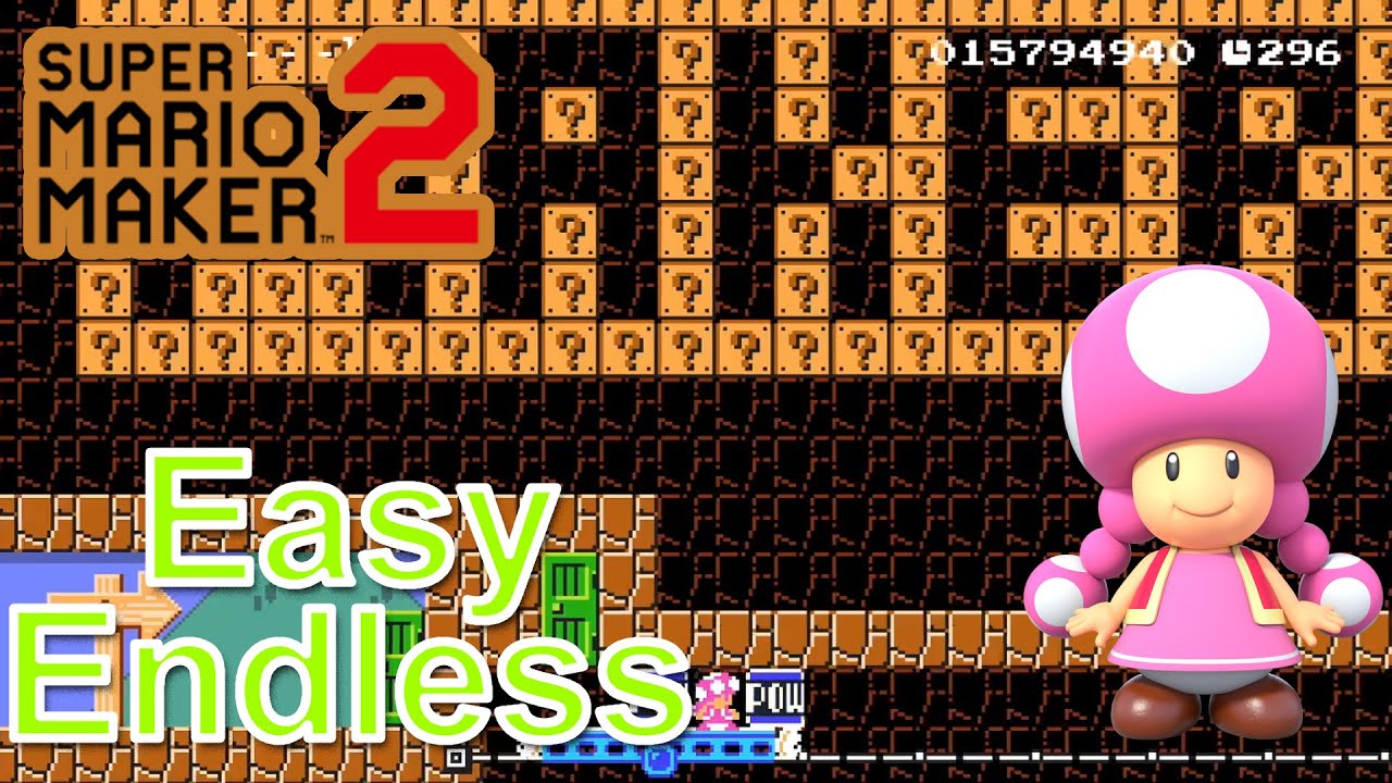 Super Mario Maker Theme Music/ SMM2 Easy Endless 544-560 - YouTube
