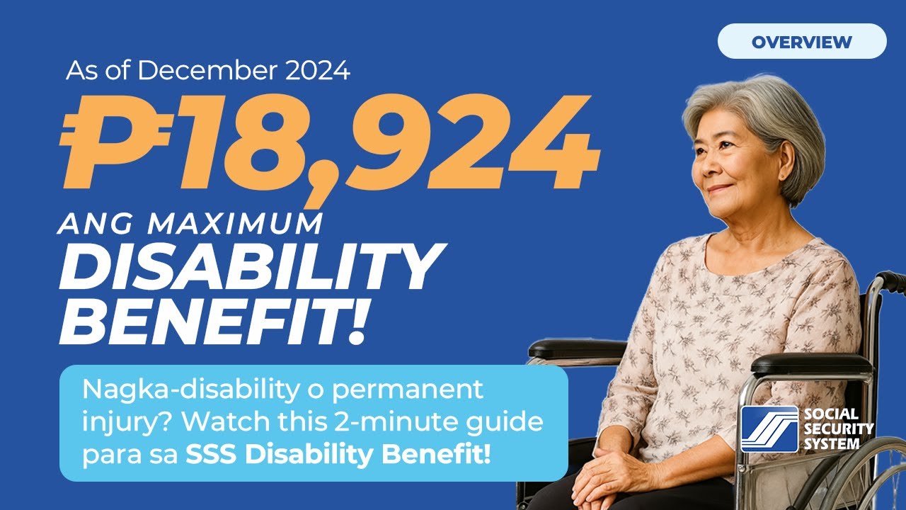 SSS Disability Benefit Explained! Paano Mag-Apply at Sino ang Qualified ...