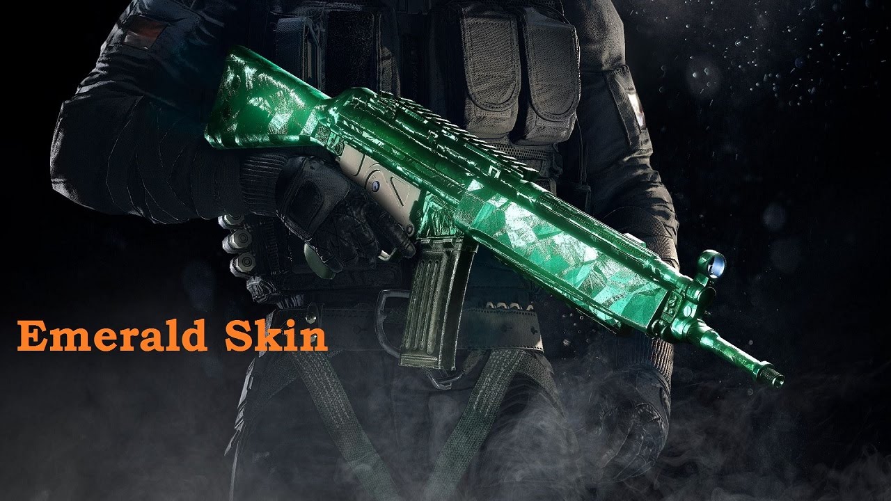 Rainbow Six Siege Emerald Skin - YouTube