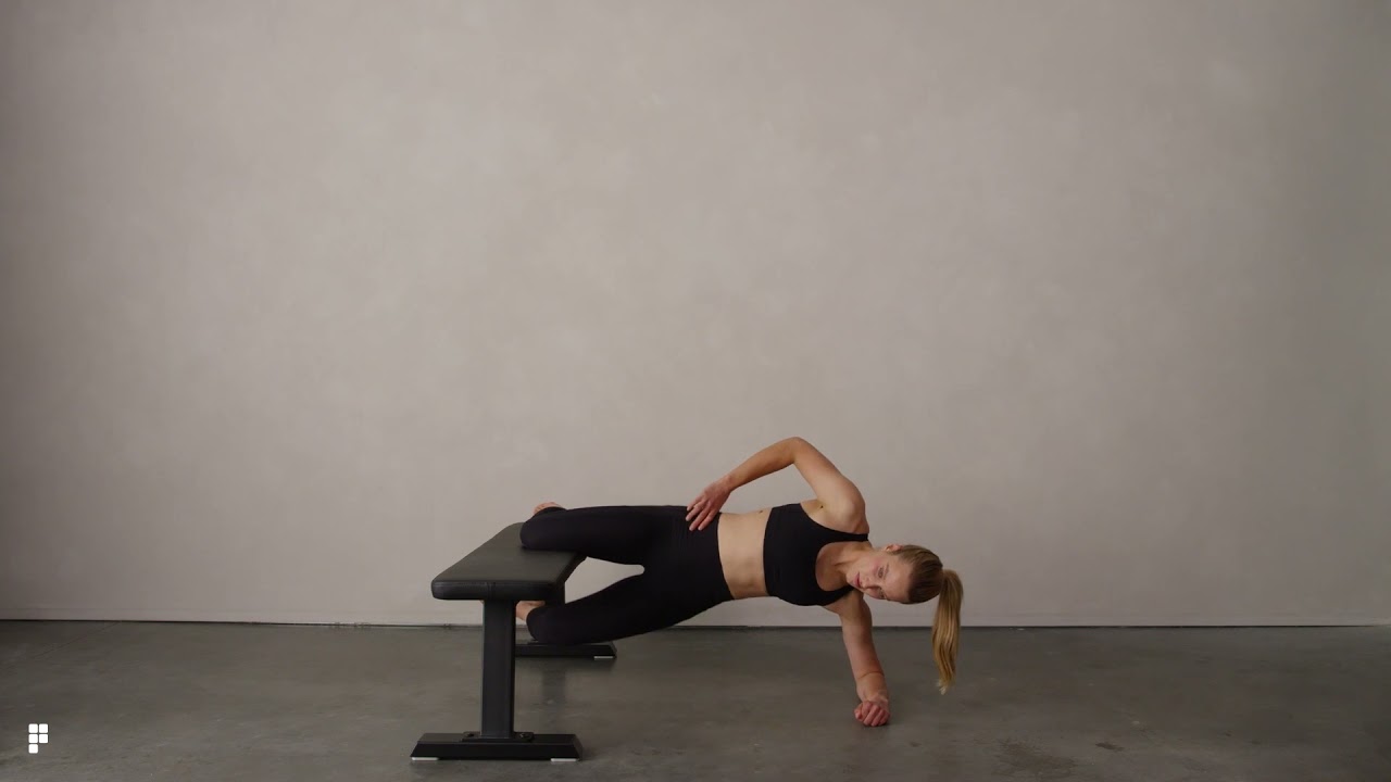 Single Leg Adduction With Bench - YouTube