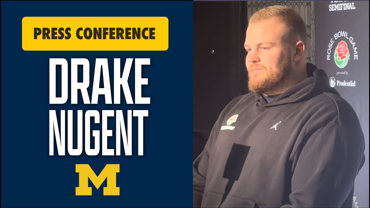 Michigan Football: Drake Nugent Discusses Rose Bowl Matchup, More | # ...
