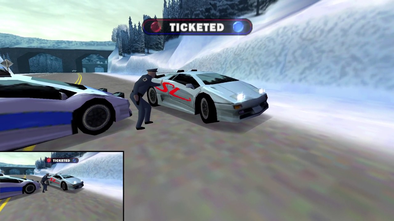 NFS 3 at 1080p 60fps with AI Cop Upgrade Patch - Country woods - YouTube