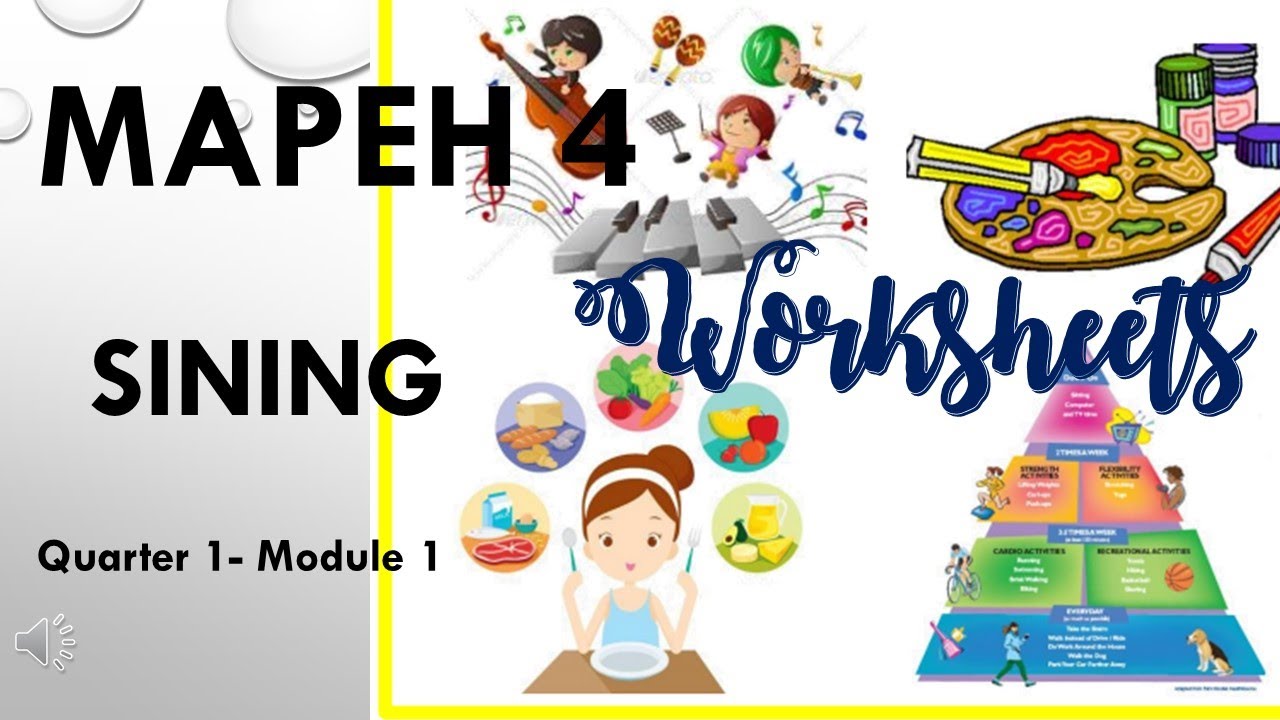 MAPEH 4 -Sining - Quarter 1 Modyul 1 Pagguhit - YouTube