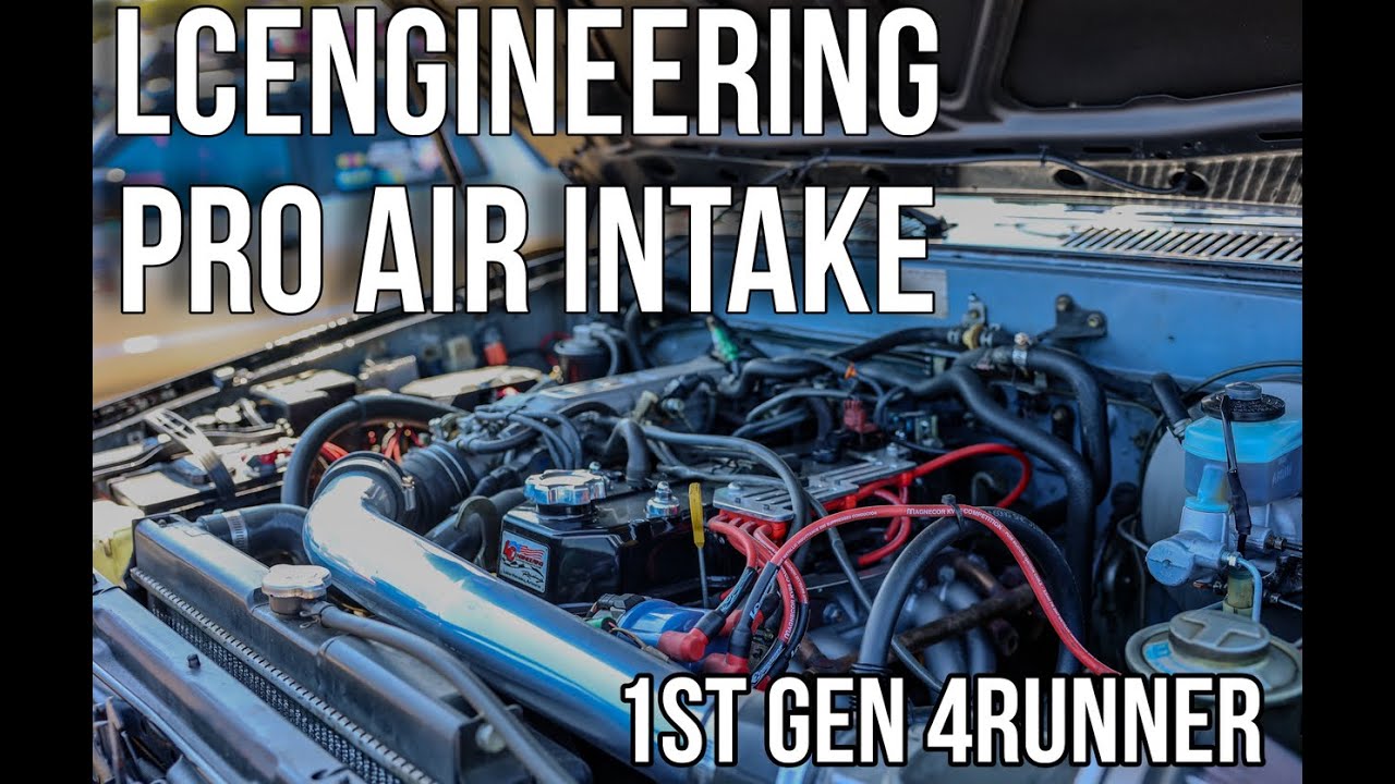 LC Engineering pro air intake 1st gen 4runner - YouTube