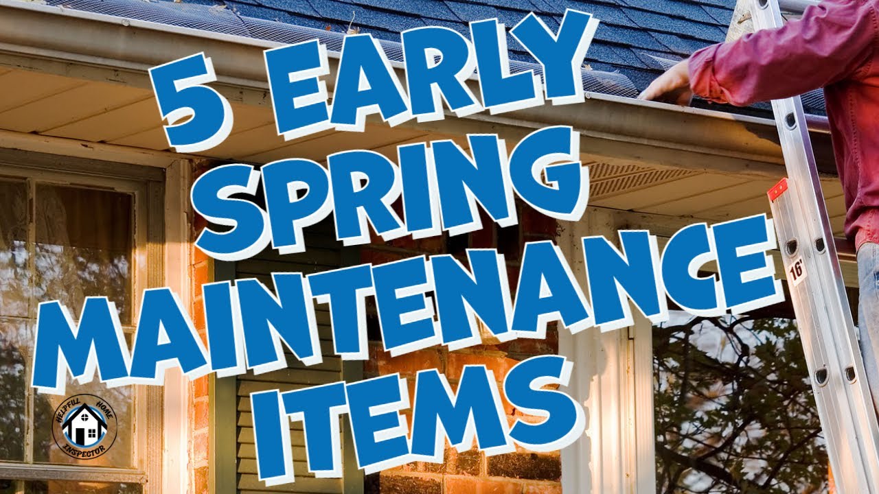 Spring is upon us! Learn about FIVE early spring maintenance tips for ...