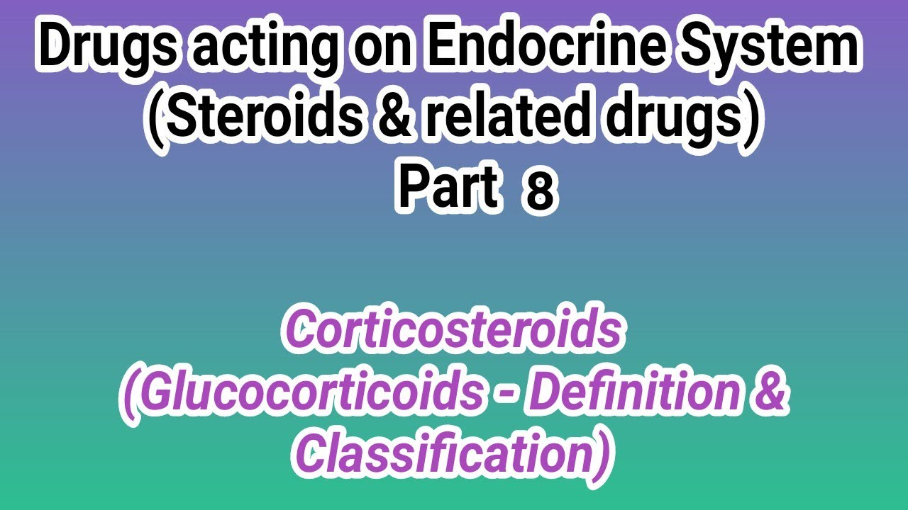 Corticosteroids | Part 1 | medicinal Chemistry | III B pharm V Semester ...