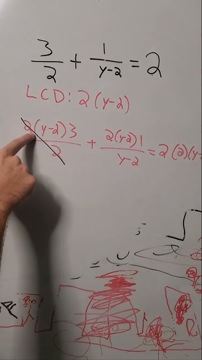 How do you solve for a variable in the DENOMINATOR??? (Use LCD!!!) # ...