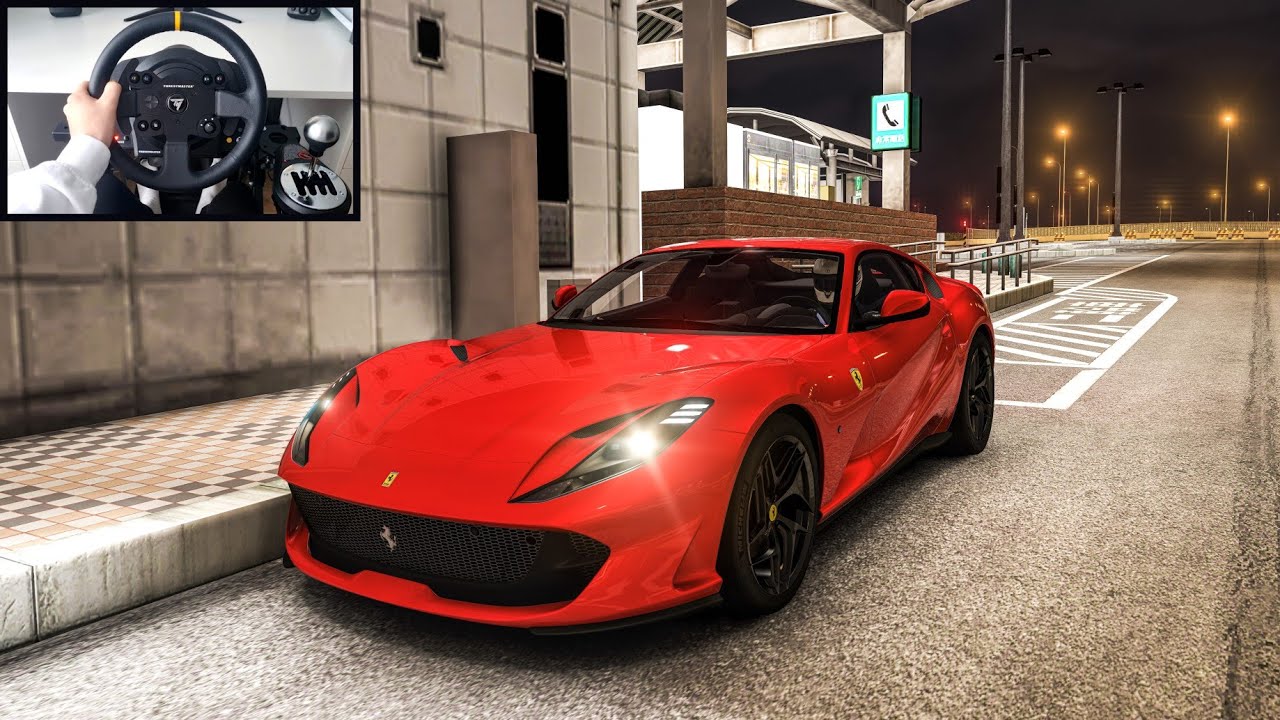 Ferrari 812 Superfast INSANE V12 SOUND | Assetto Corsa | Steering Wheel ...