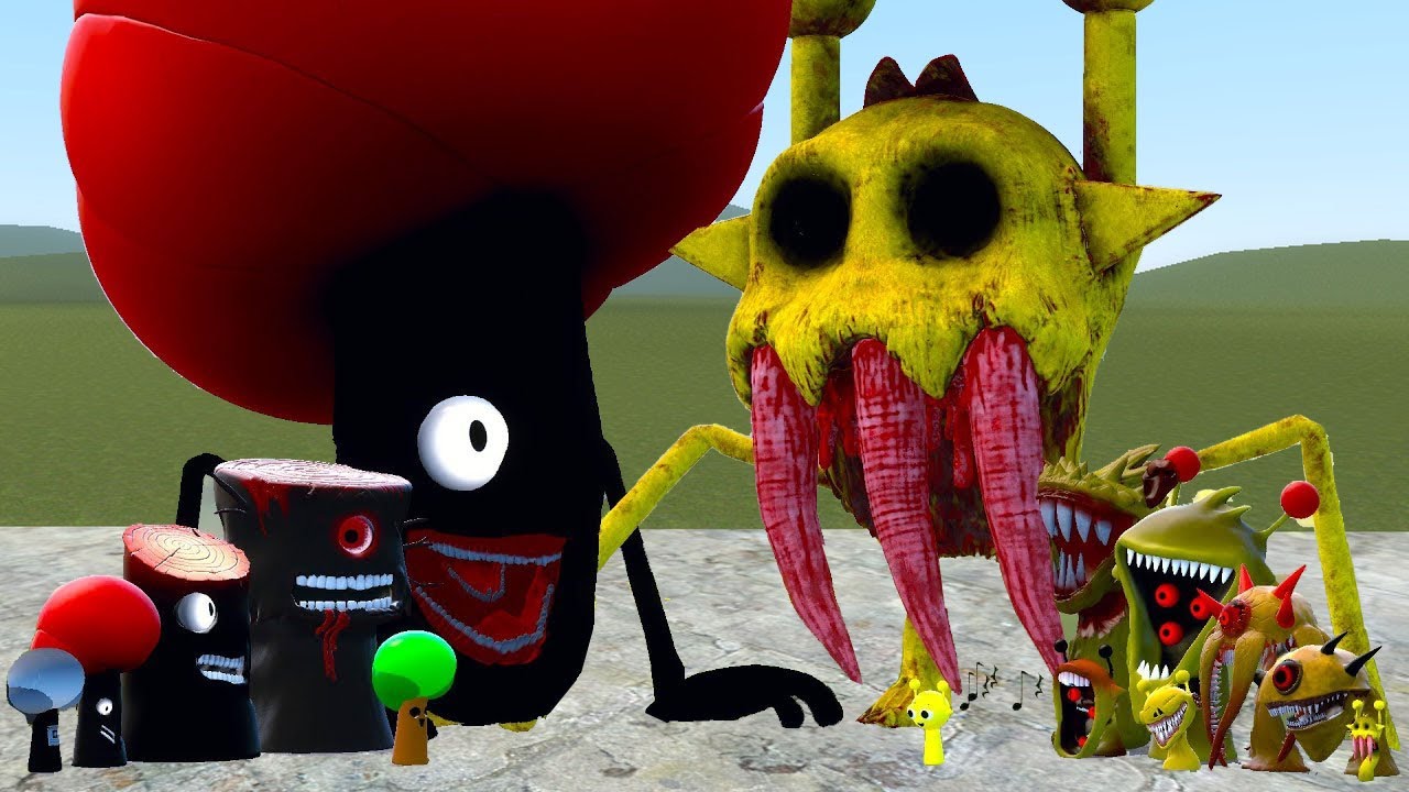 NEW WHAT'S INSIDE LOVE PINK, YELLOW SONG SPRUNKI in Garry's MOD ...