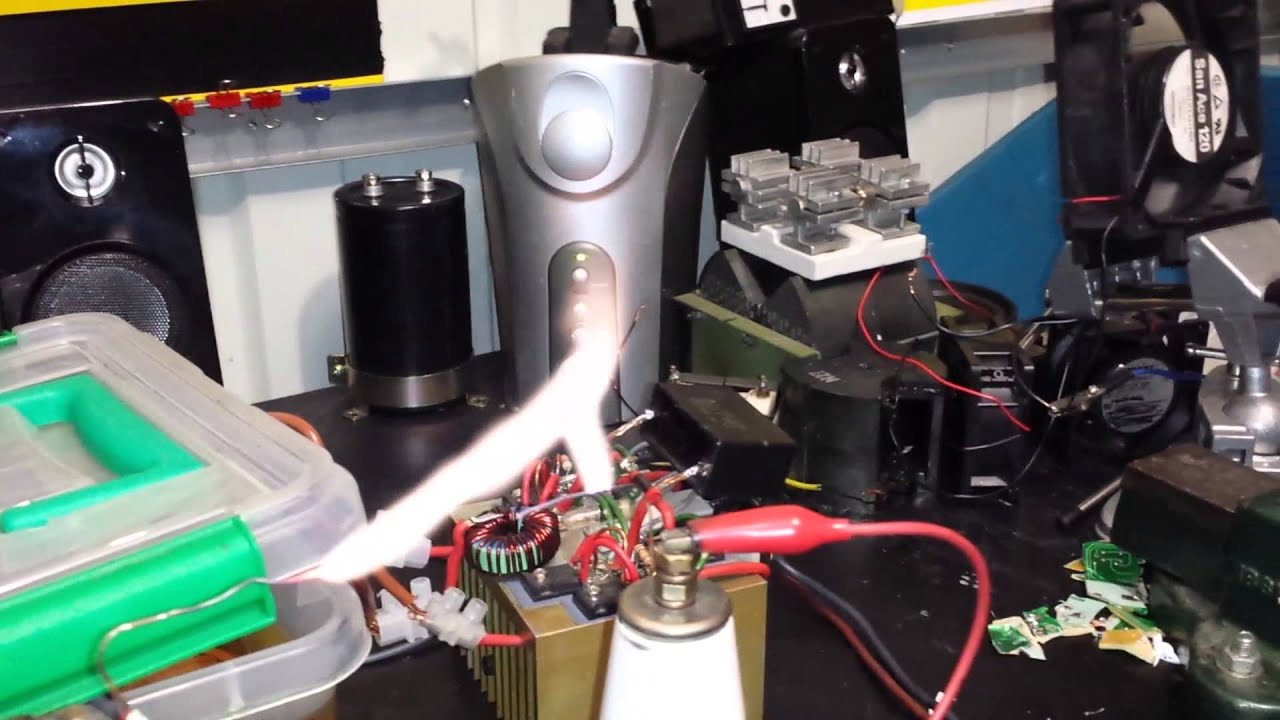 x-ray transformer on ZVS - YouTube