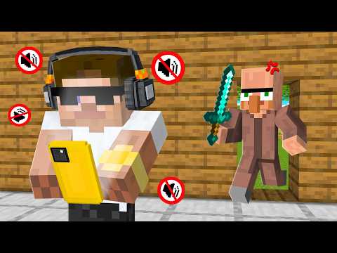 Ignoring Doorbin for 24 Hours in Minecraft!