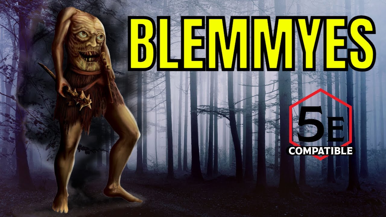 Blemmyes D&D Monster Lore - Esper's Emporium of Esoterica #4k - YouTube