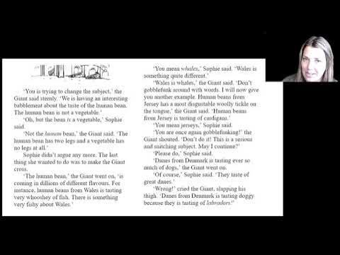 "The BFG" Chapter 5 Read Aloud with Text - YouTube