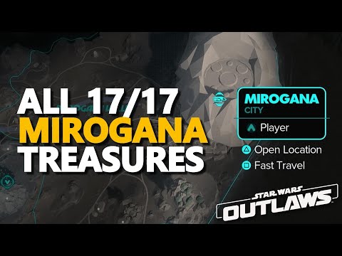 All Mirogana Undiscovered Treasures Star Wars Outlaws