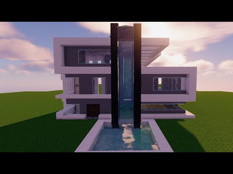 Minecraft Ev Yapımı 🏠 / Minecraft Modern Ev Yapımı / Minecraft Villa Yapımı