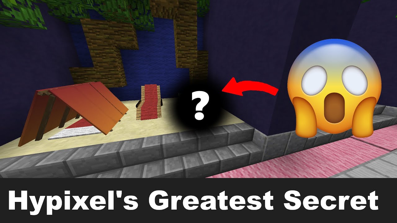 I found a hidden secret in the lobby?!?!?!? (Hypixel Housing) - YouTube