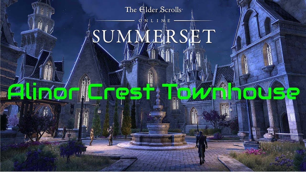 ESO Alinor Crest Townhouse Preview - YouTube