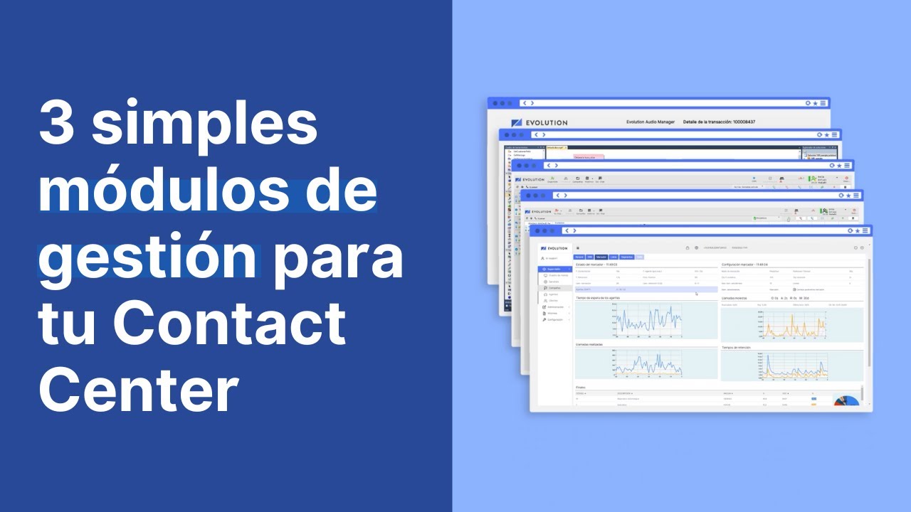 3 simples módulos para gestionar tu Contact Center | EVOLUTION ...