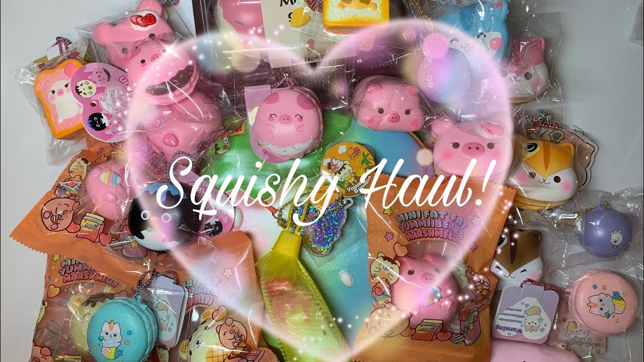 Huge Squishy Haul! Jenna Lyn Squishies, Deliteful Boutique, Chrmslol ...